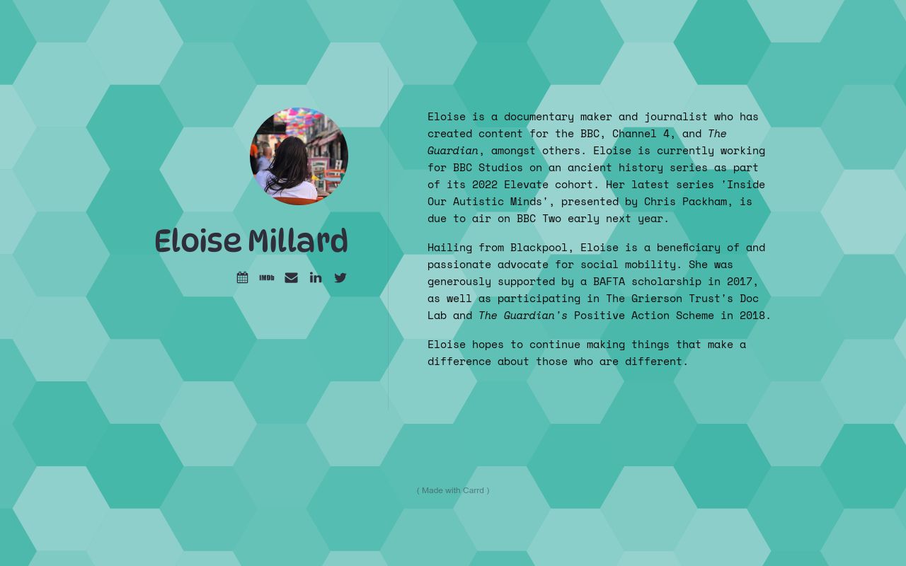 Personal card